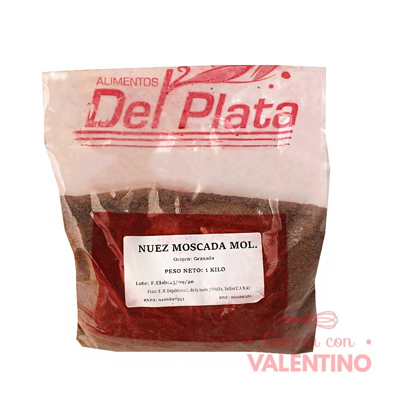 Nuez Moscada Molida Granel - 1 Kg - Valentino - Mercado pastelero
