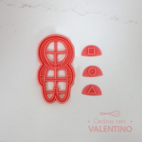 Cortantes plásticos (2) - Valentino - Mercado pastelero