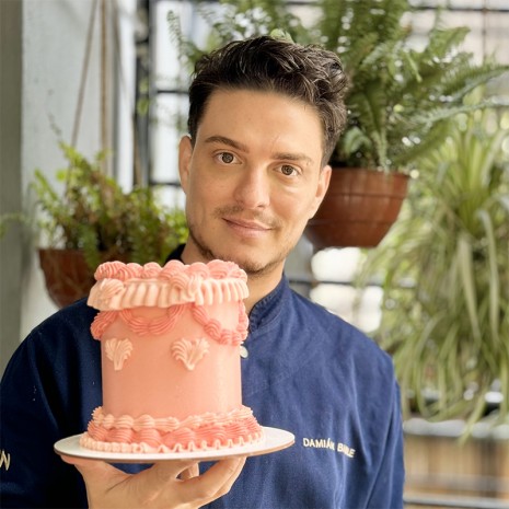 Workshop de buttercream con Damián Basile - Valentino - Mercado pastelero