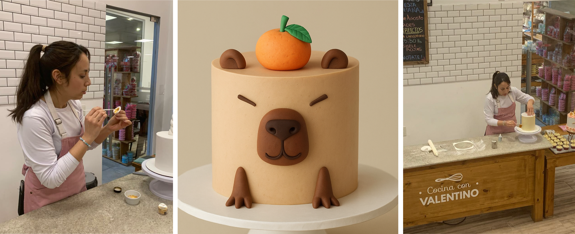 Workshop de bordes perfectos con temática 'Capibara'