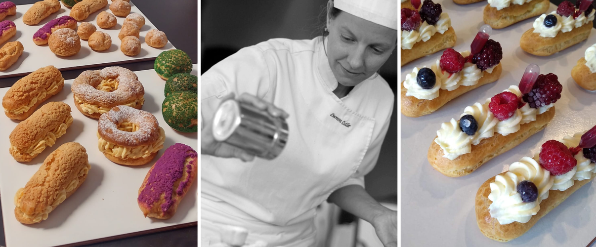 Clase de pâte à choux: masa bomba con Lucrecia Cutler