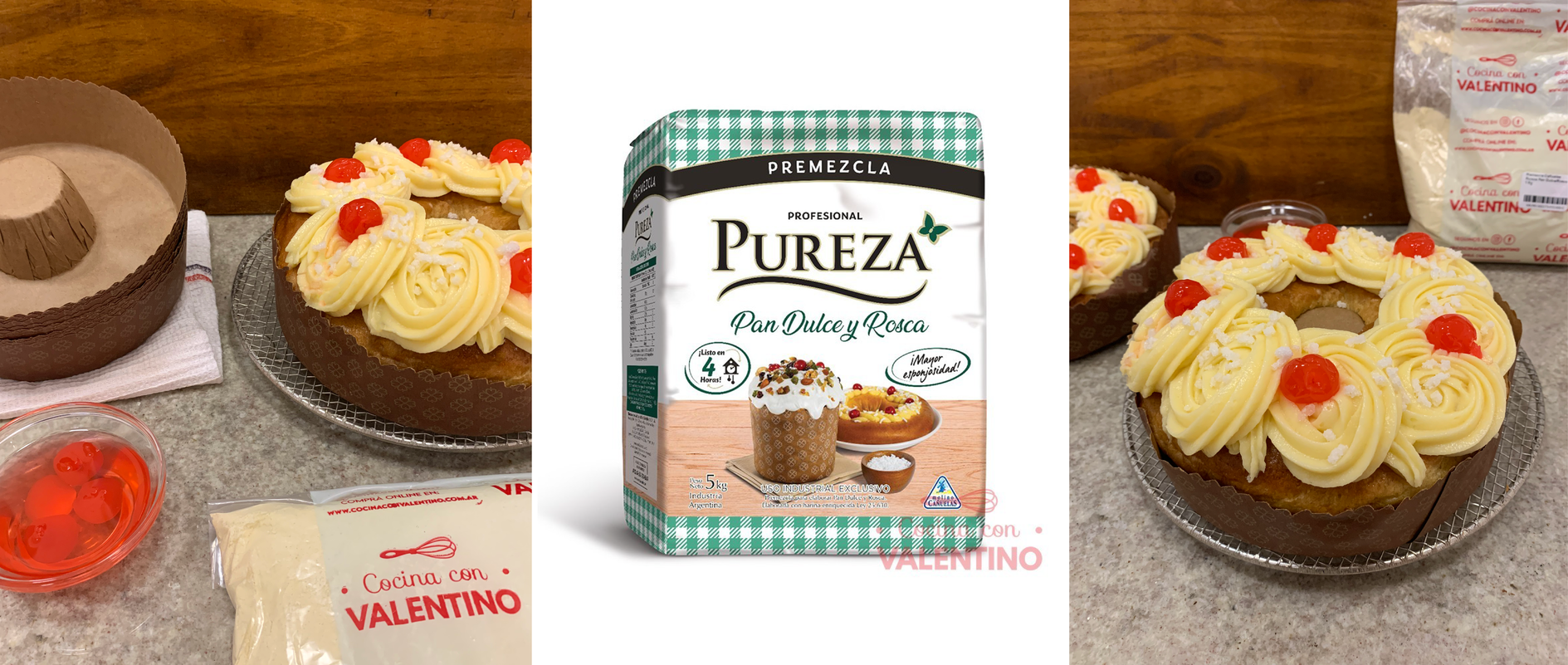 Rosca de Pascuas con Premezcla Pureza