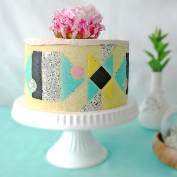 Roll cake de Gioconda decorado